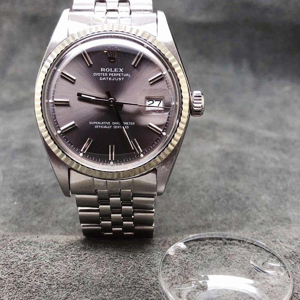 內日曆 波膠 Cyclops under plexi , crystal for Rolex Datejust 1601 Daydate ...