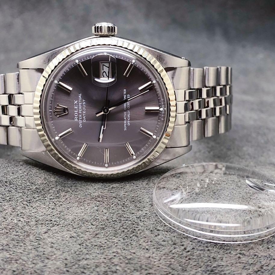 內日曆 波膠 Cyclops under plexi , crystal for Rolex Datejust 1601 Daydate ...