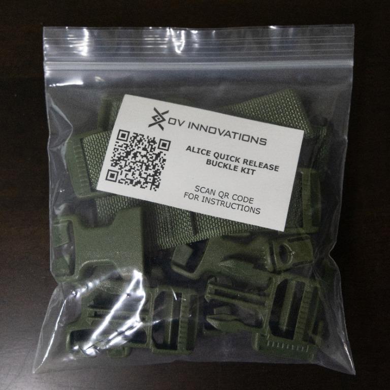 ALICE Pack Quick Release Buckle Kit Modification, Luxury, Bags ...