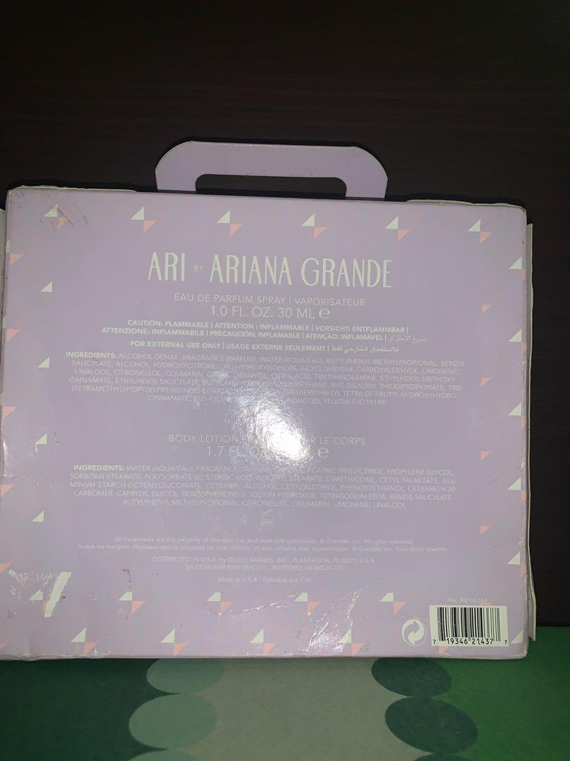 Ari by Ariana Grande Gift Set, Beauty & Personal Care, Fragrance ...