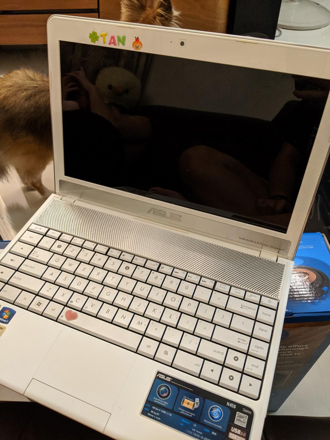 Asus Laptop N45S white, Computers & Tech, Laptops & Notebooks on Carousell