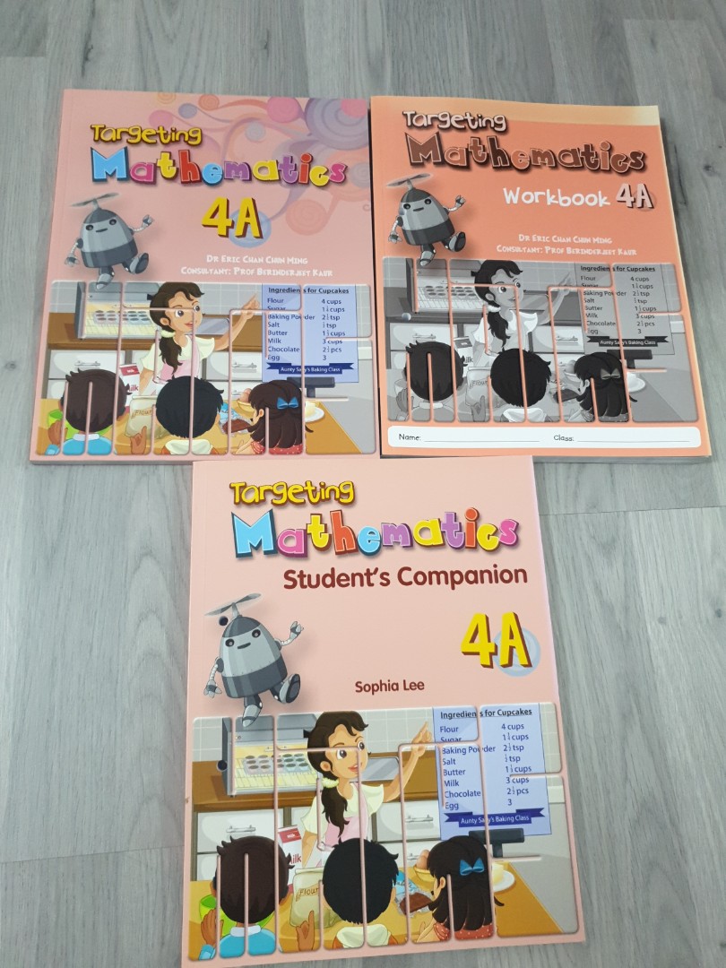 4A SOLD! ONLY 4B FULL SET LEFT!!! Brand New Targeting Math P4A Textbook ...