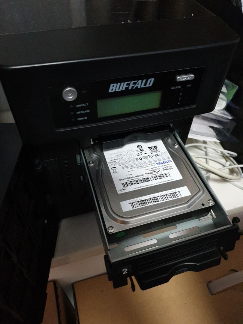 Buffalo Terrastation NAS 4-Bay + HDD, Computers & Tech, Parts & Accessories, Networking on Carousell