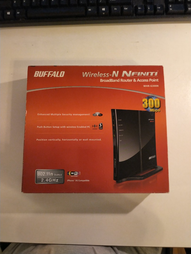 Buffalo Wireless-N Nfiniti broadband router and Access point, Computers ...