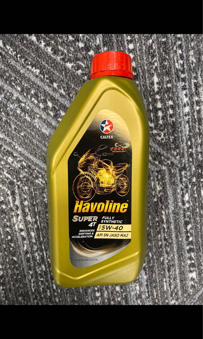 Caltex Havoline Super 4T 5W-40 (fully synthetic), Motorcycles ...