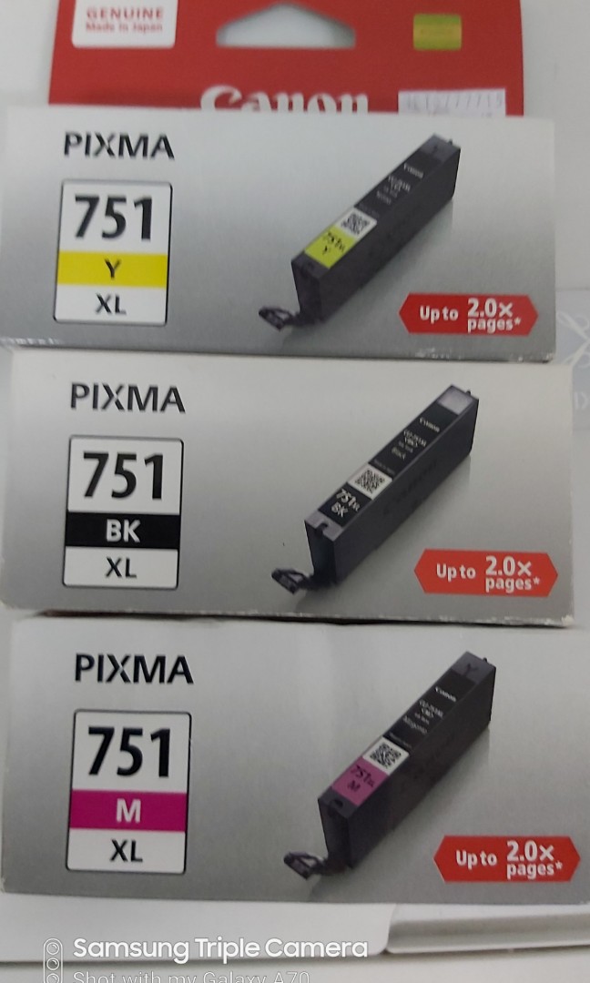 Canon pixma ink 751, Computers & Tech, Printers, Scanners & Copiers on ...