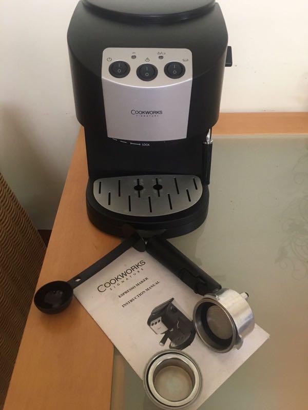 CookWorks Signature Coffee Machine, TV & Home Appliances, Kitchen ...