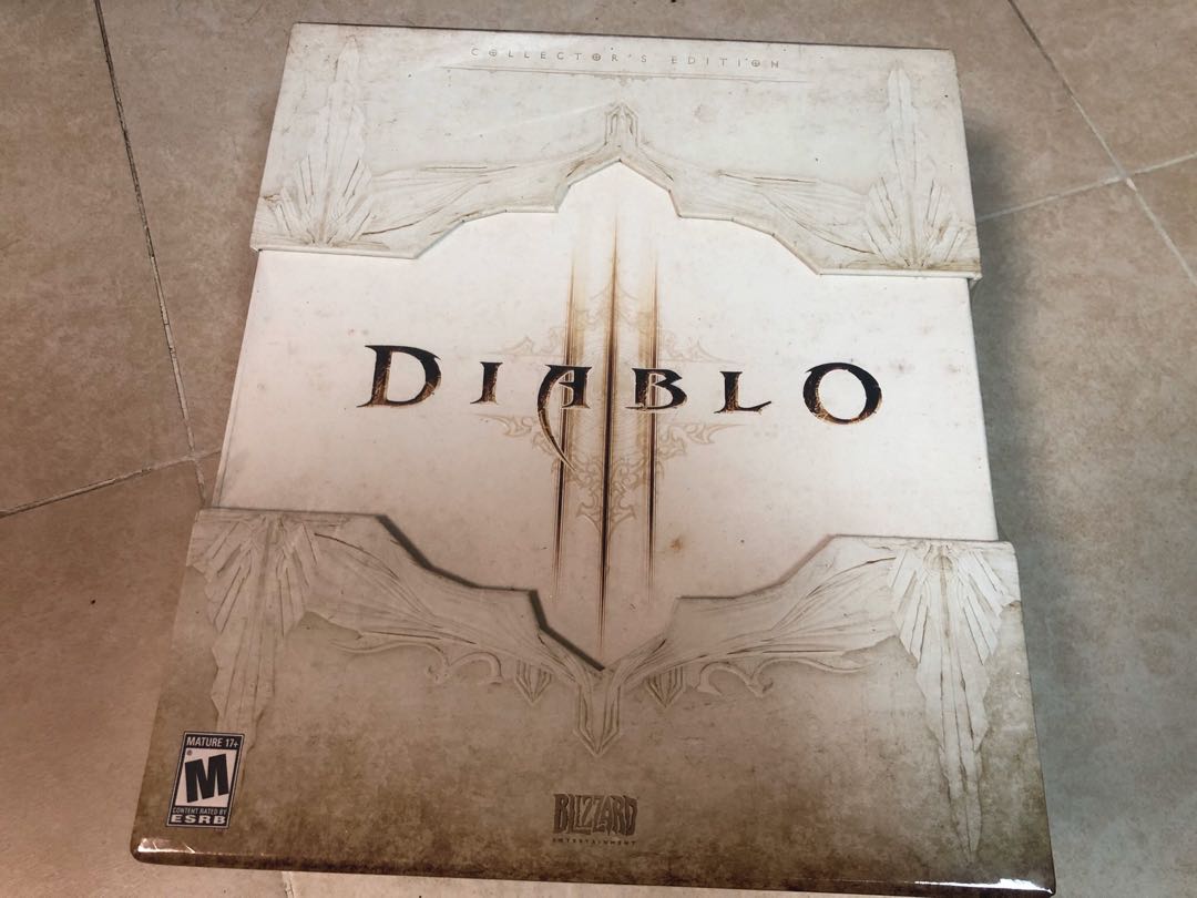 Diablo 3 collector’s edition 全新暗黑破壞神3 典藏版, 電子遊戲, 遊戲機配件, 遊戲禮物卡及帳戶 ...