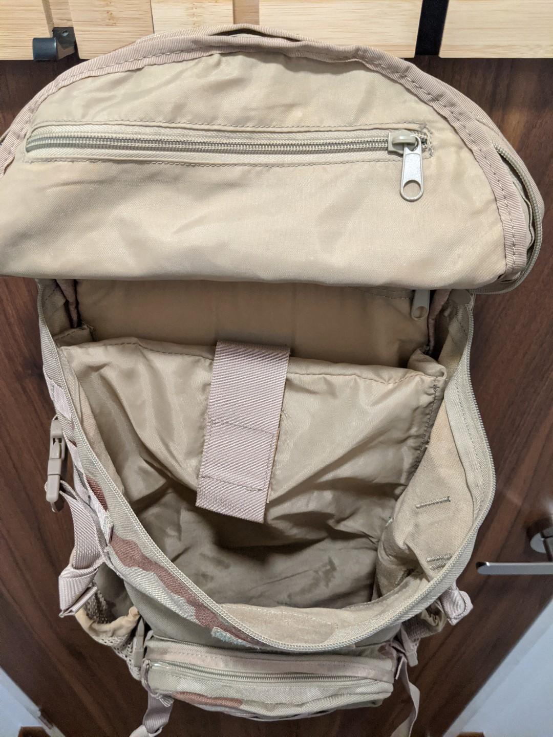 Force 21 Desert Storm Camo outdoor backpack, Men's Fashion, Bags ...