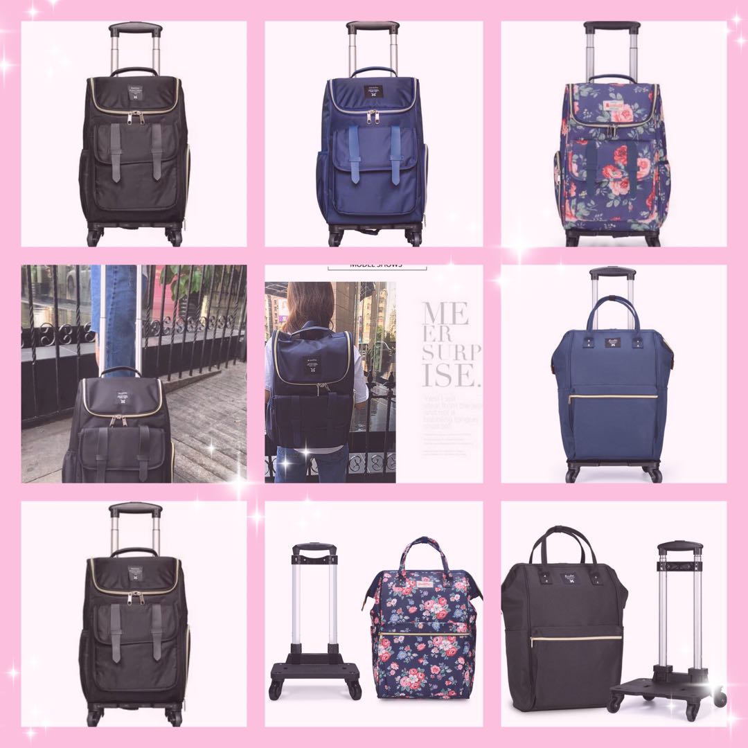 Free 🚚: Luggage Travel Backpack Hand Luggage Bag Universal Wheel ...