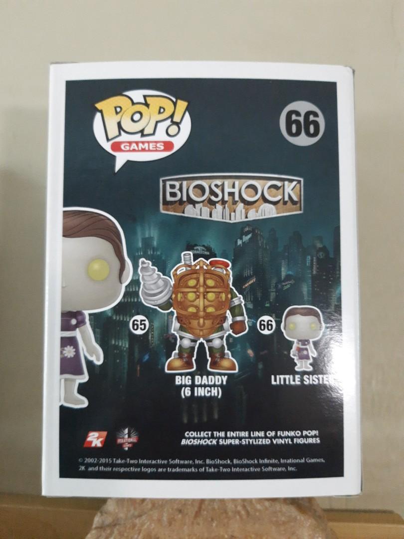 Funko Pop Bioshock Little Sister Horror 66 mint in box MIB Rare NOT Exclusive Big Daddy DC ...