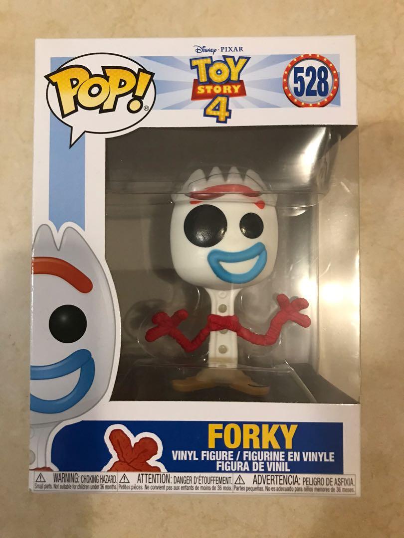 美版 現貨 Funko POP Toy Story 4 - Forky figure, 興趣及遊戲, 玩具 & 遊戲類 - Carousell
