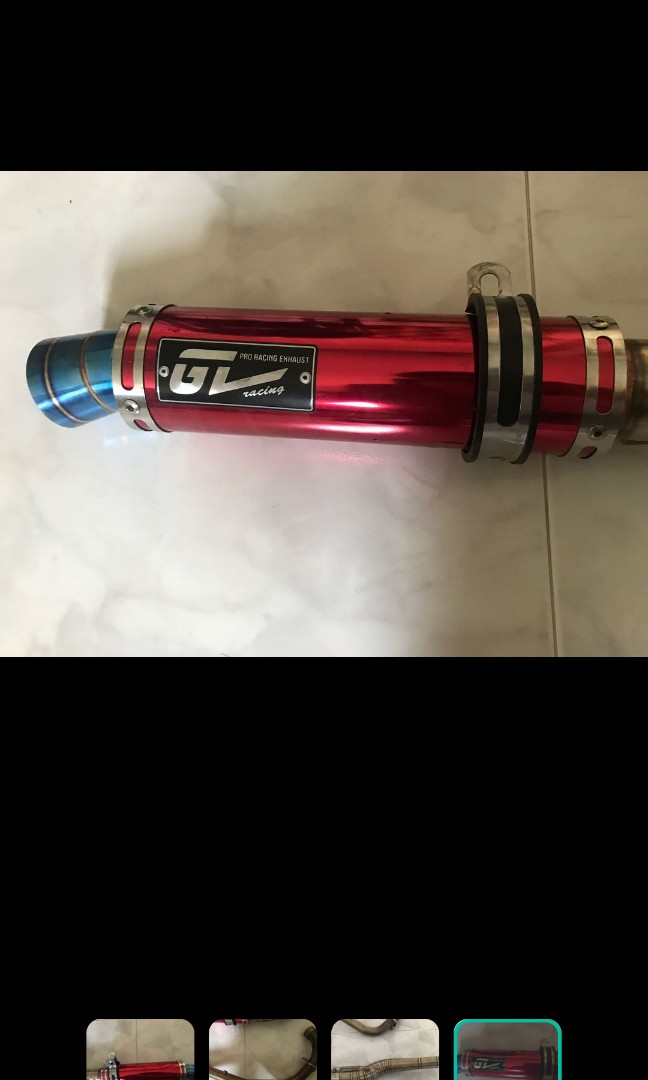 GL RACING PIPE, Motorcycles, Motorcycle Accessories on Carousell