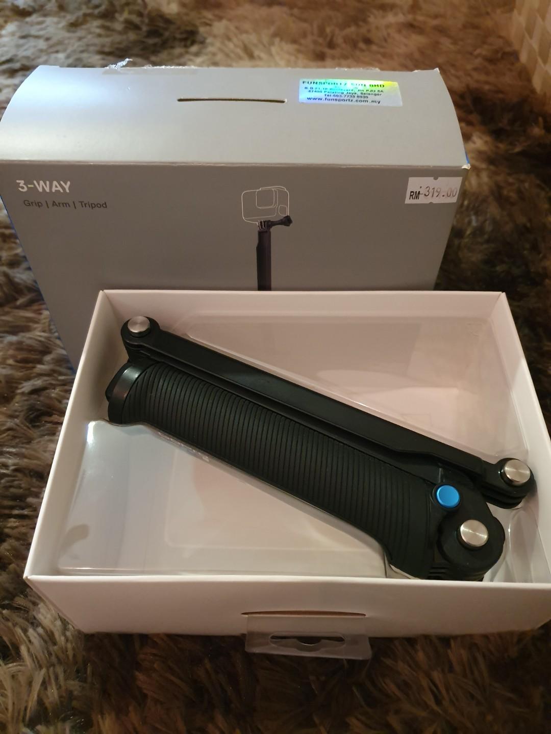 Go Pro 3-Way Tripod Stick, Photography, Photography Accessories ...