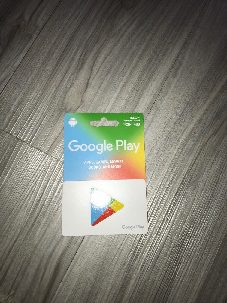Google Play Card $400 credit selling for $200, Mobile Phones & Gadgets ...