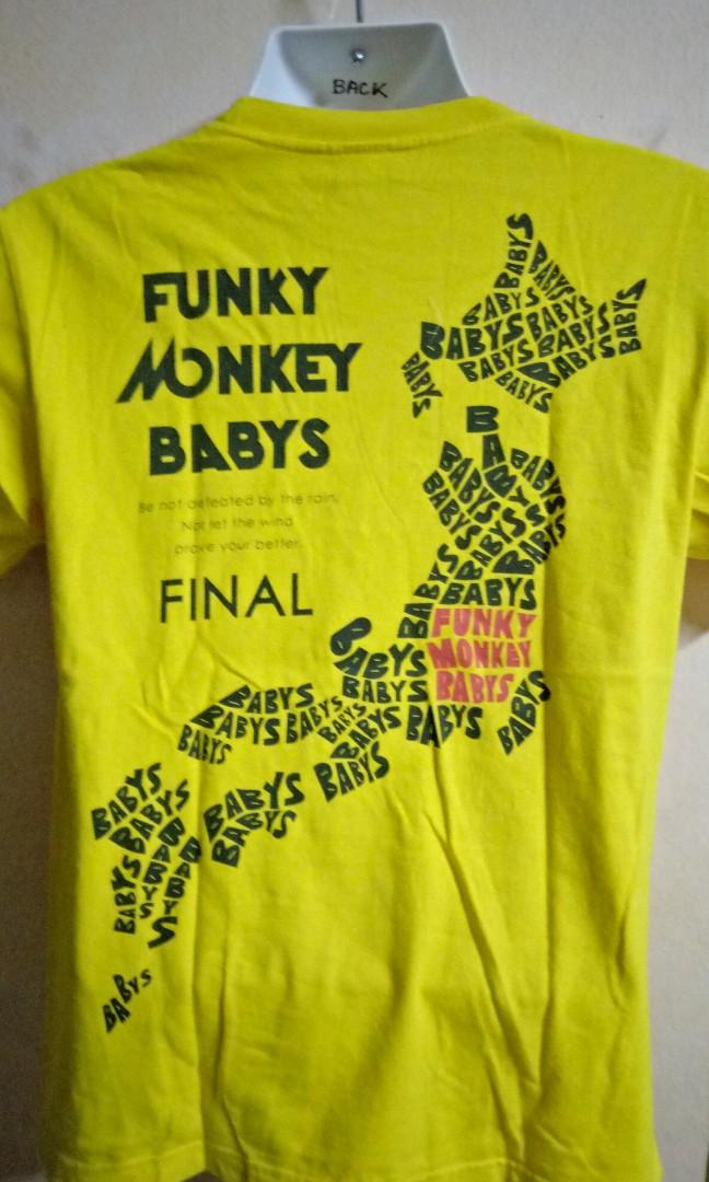 Japanese Funky Monkey Babys Rock Concert T-shirt, Men's Fashion, Tops ...