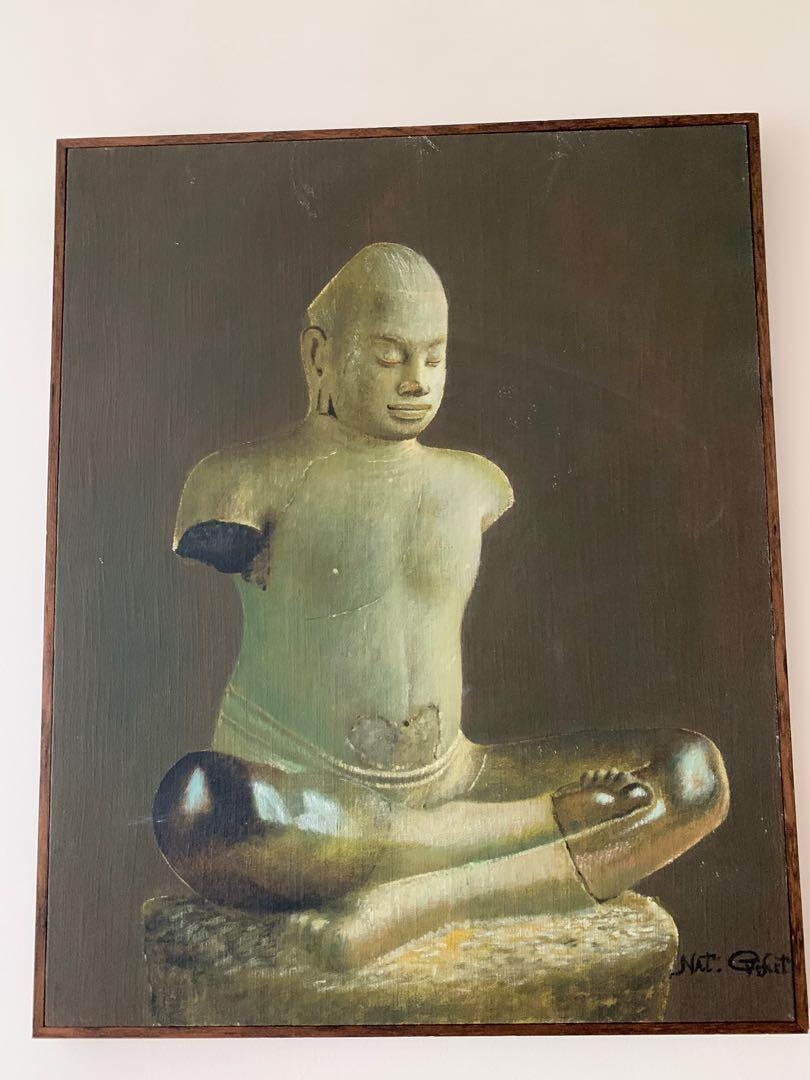 King Jayavarman 7 of Khmer Empire paintings, Hobbies & Toys ...