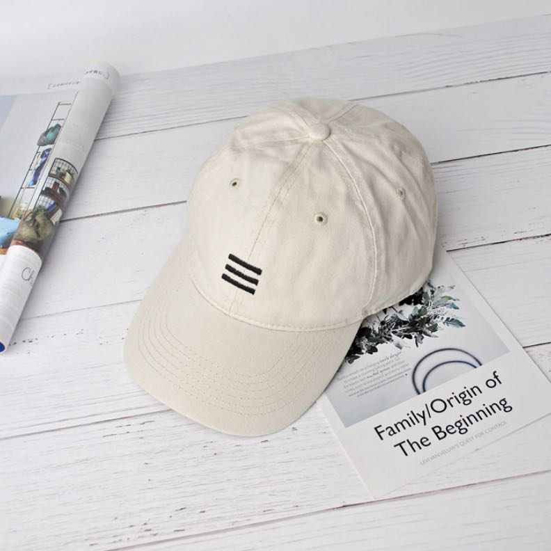 Korean Japanese Baseball Cap: Beige, Men's Fashion, Watches ...
