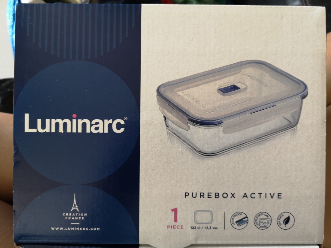 Luminarc Pure Box active 41.3oz, Furniture & Home Living, Kitchenware ...