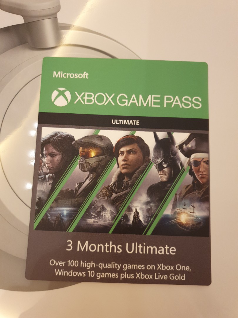 Microsoft XBOX Game Pass 3 Months Ultimate, Video Gaming, Gaming ...