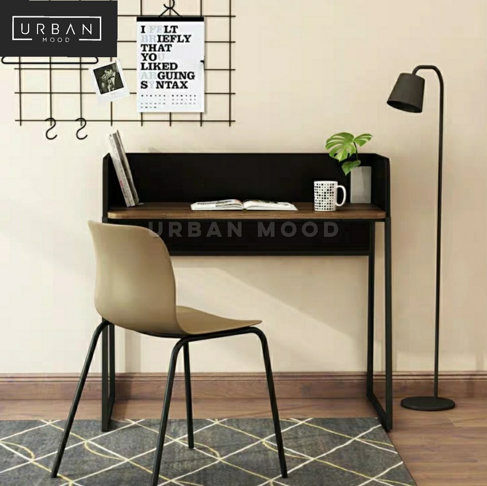 MIDFIELD Industrial Study Table, Furniture & Home Living, Furniture ...