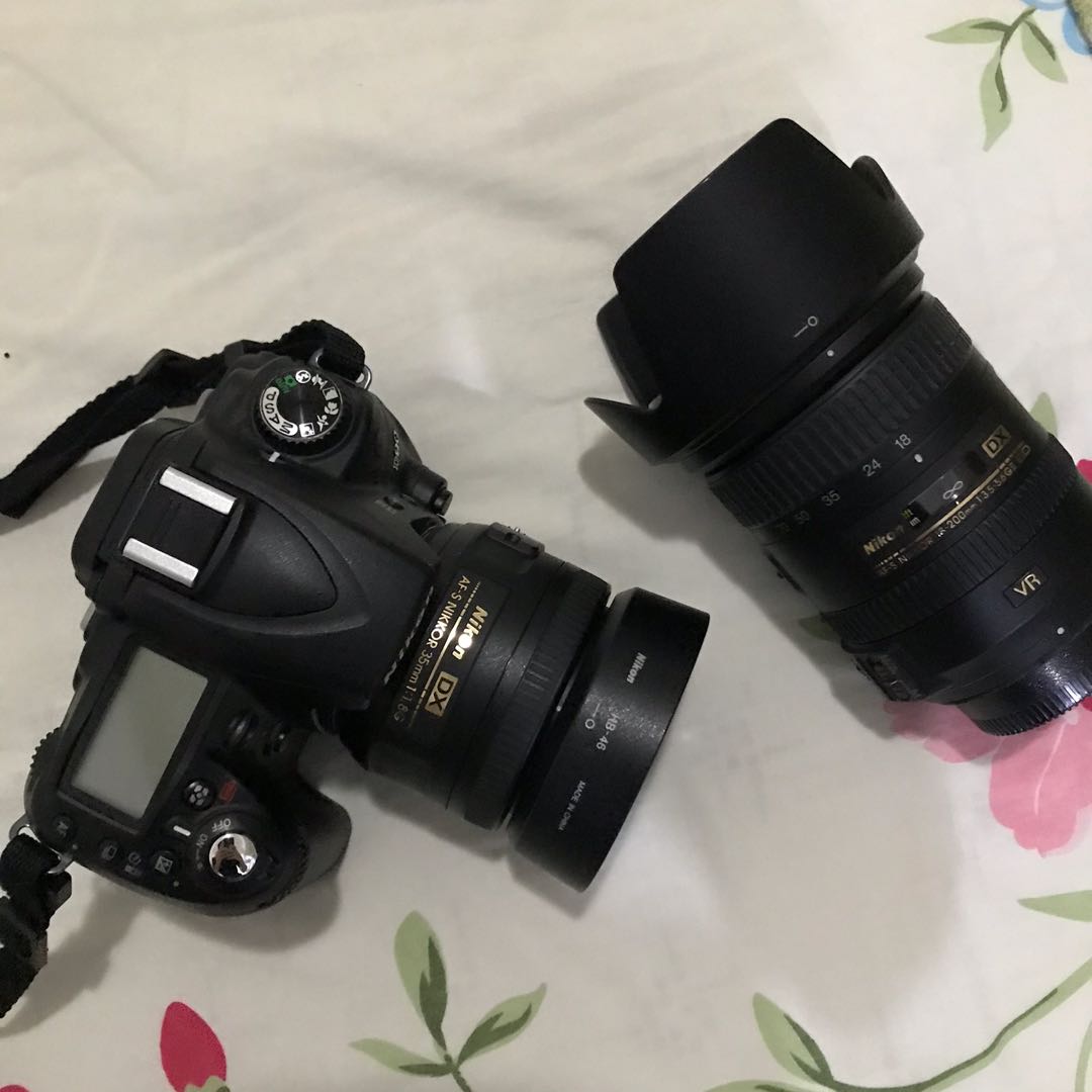 Nikon D90 SET with DSLR SLR CAMERA WITH 200mm lens ONLY, Photography ...