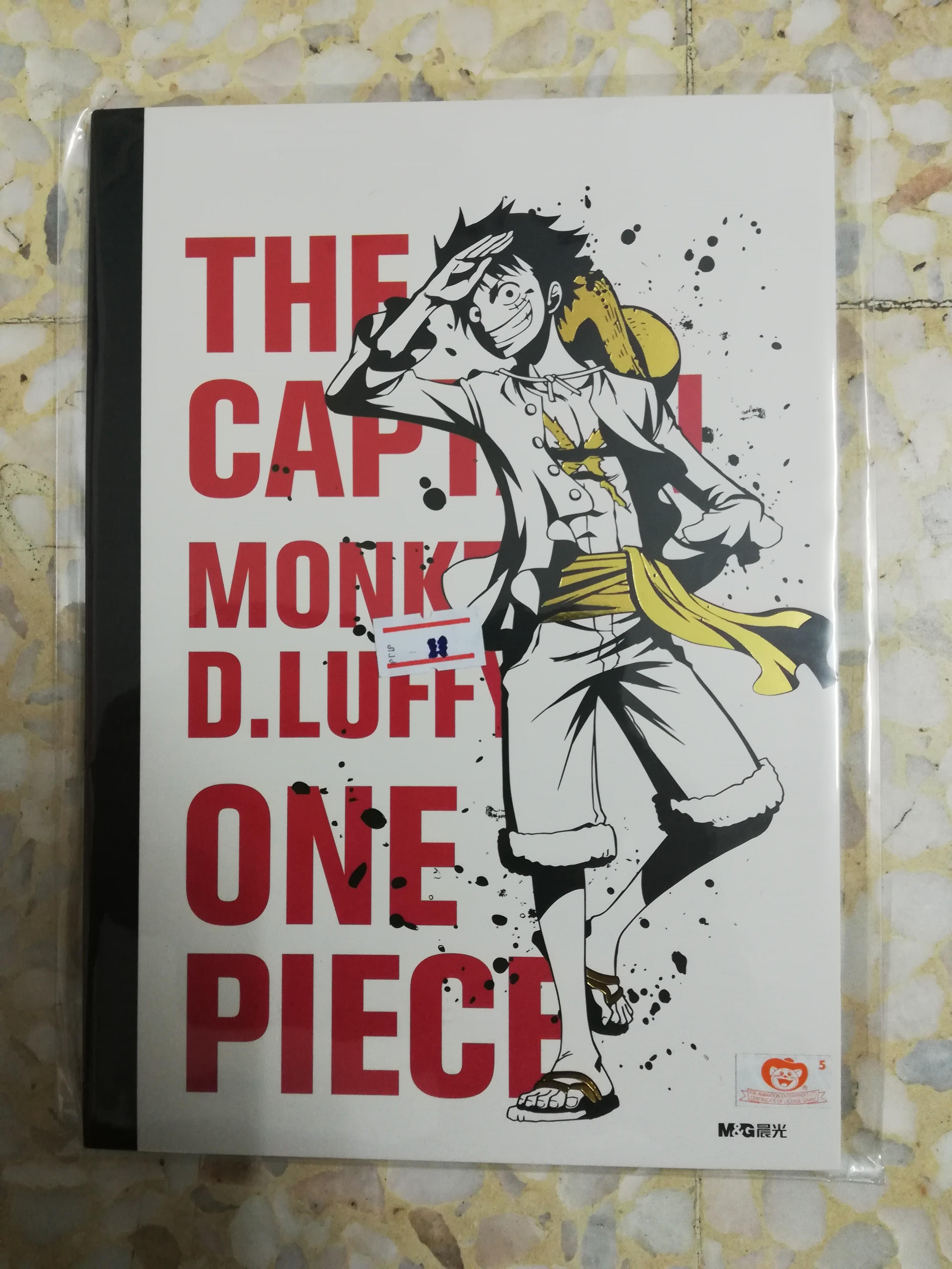 One Piece Luffy Note Book, Hobbies & Toys, Books & Magazines, Comics ...