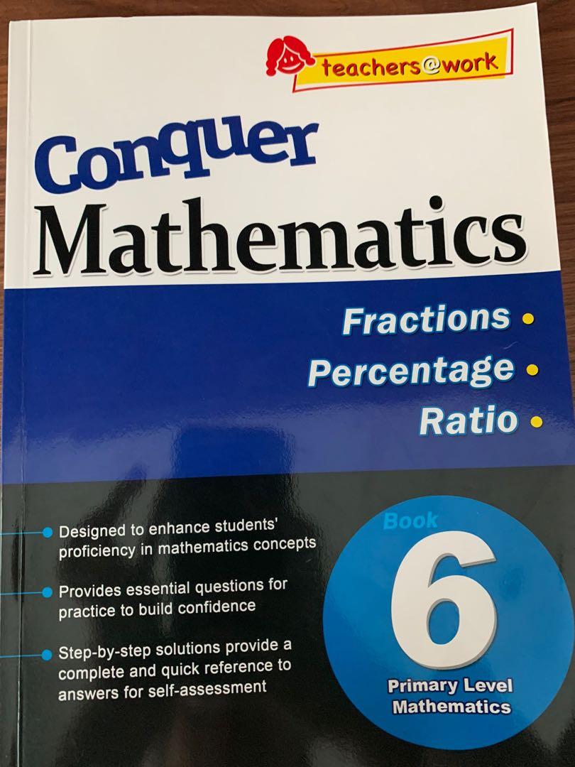 P6 Conquer Math - Fractions, Percentage , Ratio, Hobbies & Toys, Books ...