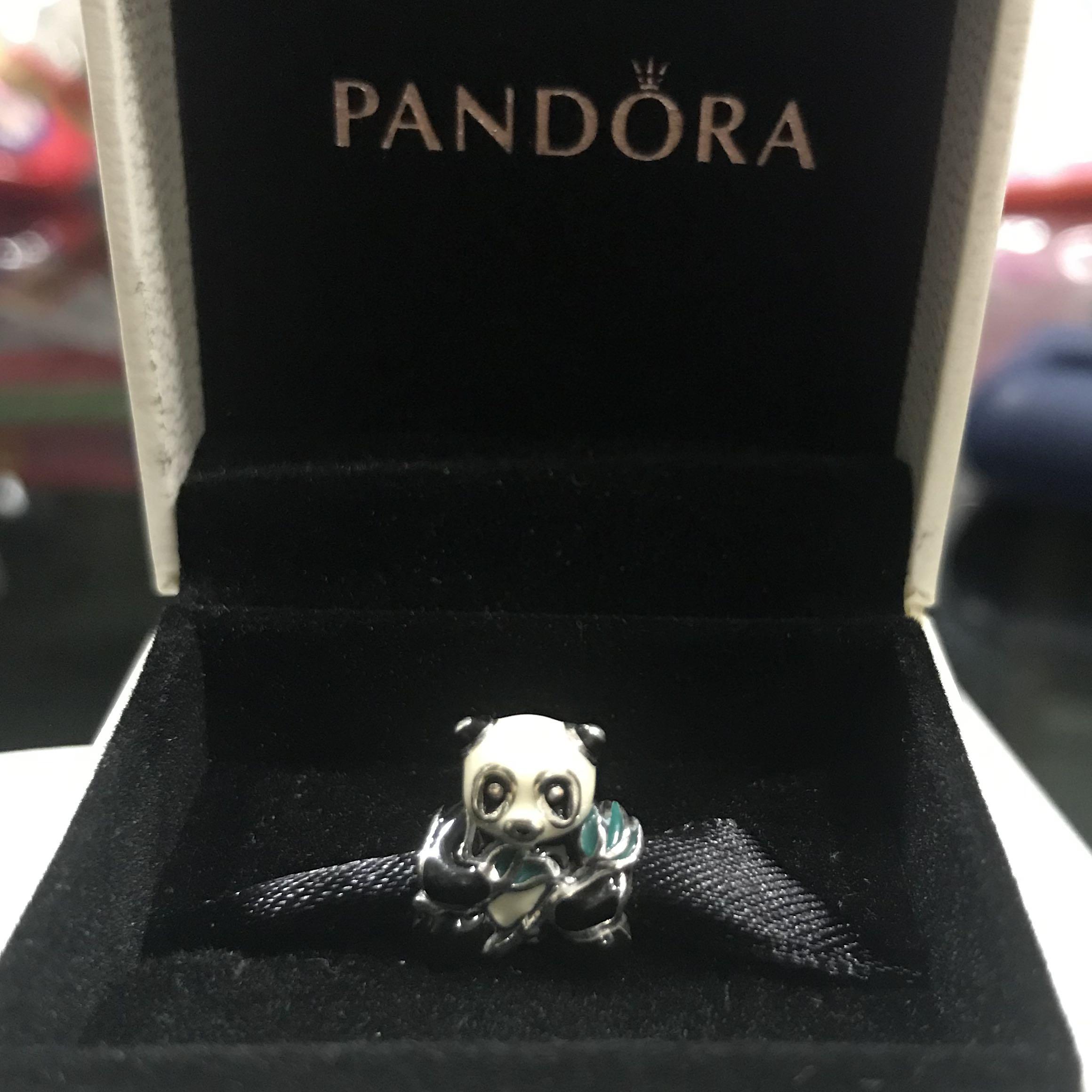 PANDORA PANDA BEAR CHARM, Women's Fashion, Jewelry & Organisers, Charms ...