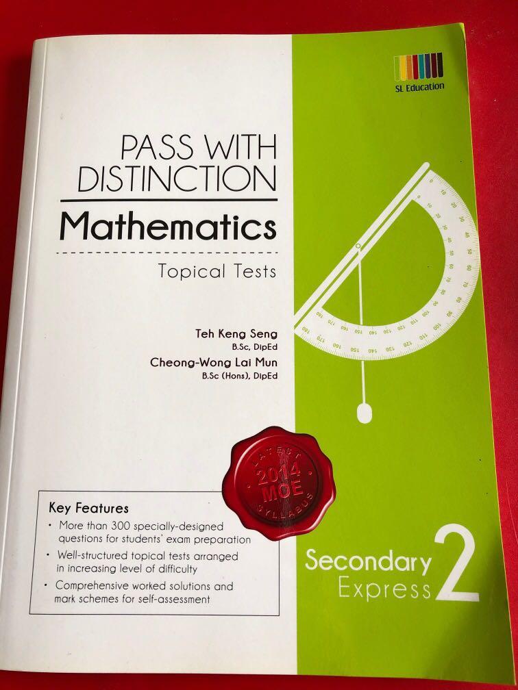 Pass With Distinction Mathematics Topical Tests, Hobbies & Toys, Books ...