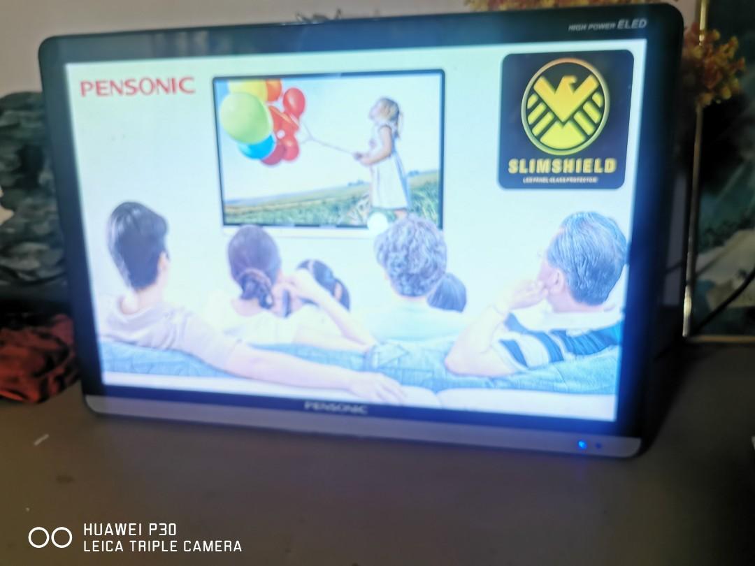PENSONIC LED TV 20 INCH /usb port/hdmi/av input w/ wall bracket, TV ...