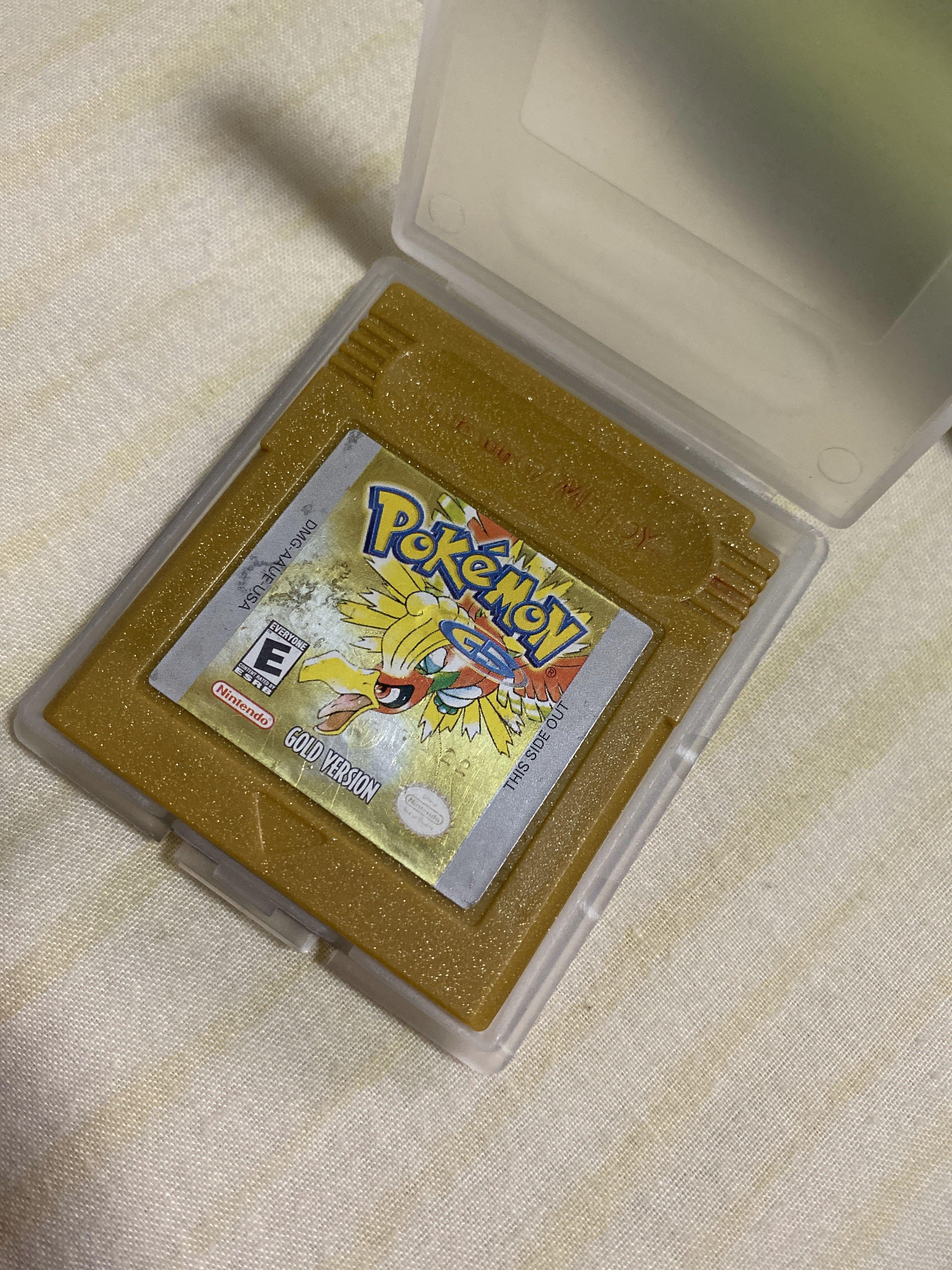 Pokemon Gold Gameboy Cartridge, Video Gaming, Video Games, Nintendo on ...