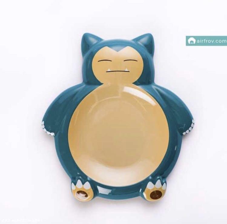 Pokemon Snorlax Plate, Furniture & Home Living, Kitchenware & Tableware ...