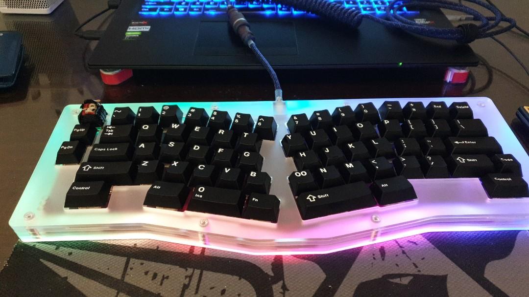 (PRICE LOWERED) Custom Acrylic Keyboard Alice, Computers & Tech, Parts ...