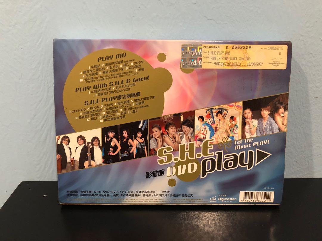 S.H.E SHE Play DVD, Hobbies & Toys, Music & Media, CDs & DVDs on Carousell