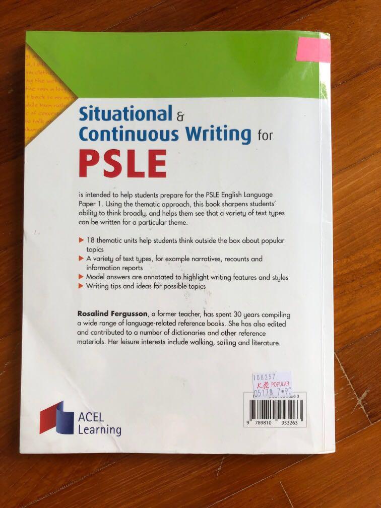 Situational and continuous writing for PSLE, Books & Stationery ...