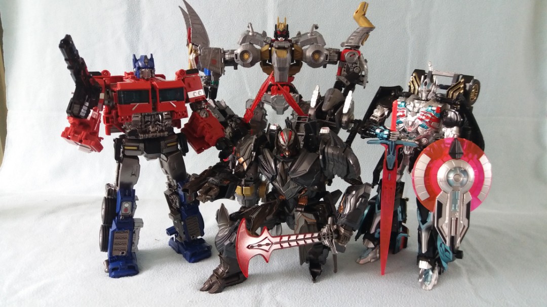 Transformers - 2 Optimus Primes, Megatron & Dinobots combiners, Hobbies ...