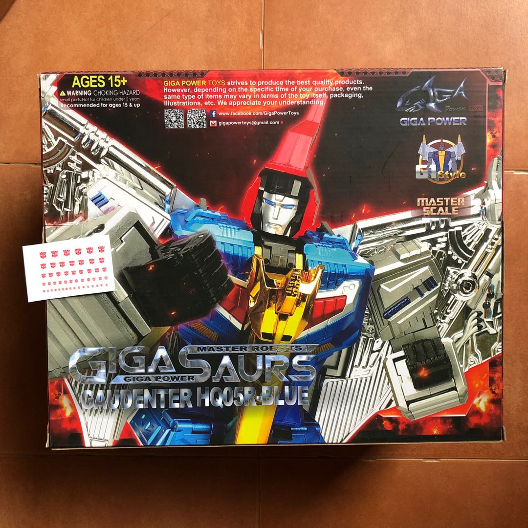 Transformers Giga Power Gigapower - HQ-05R HQ05R Blue Gaudenter (Blue ...