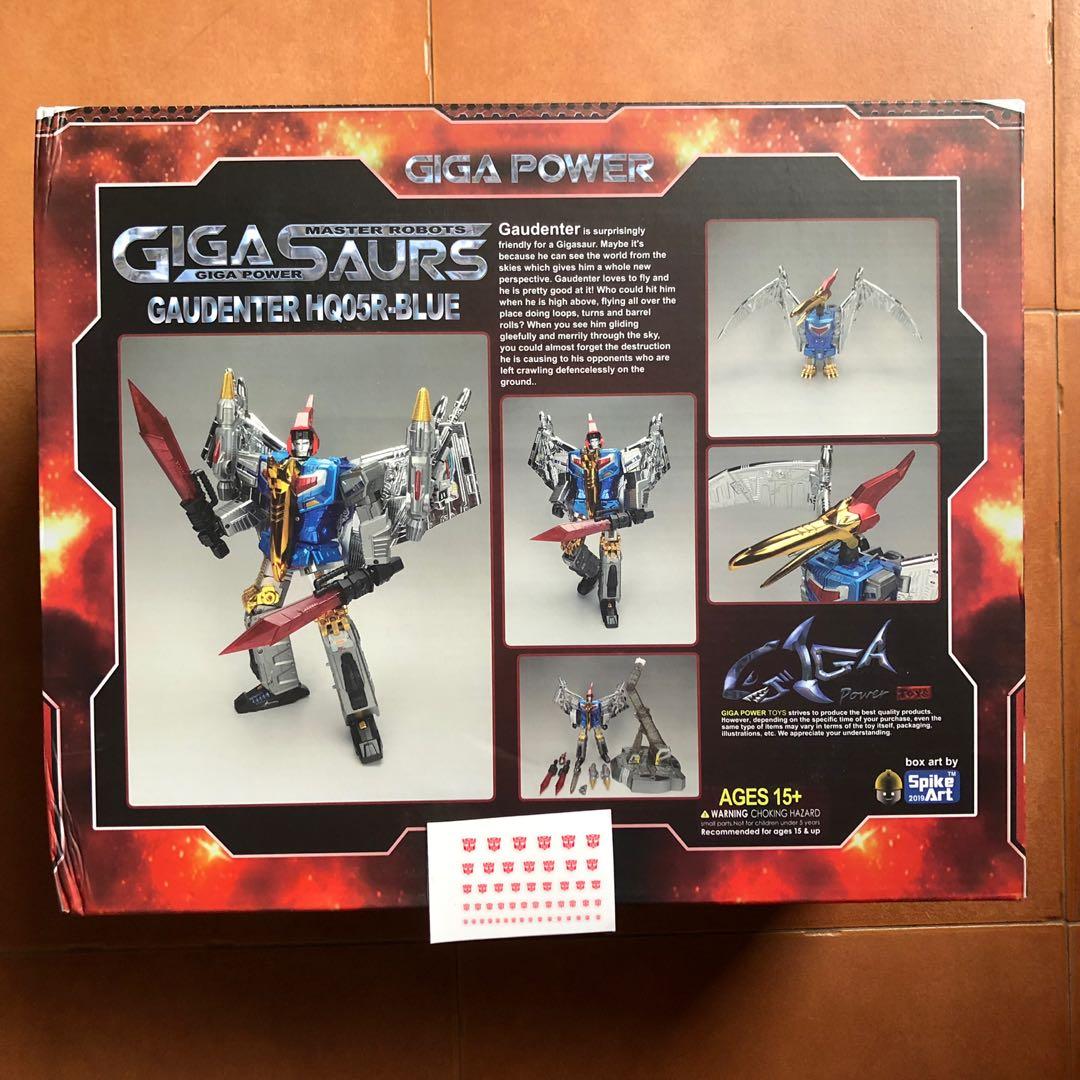 Transformers Giga Power Gigapower - HQ-05R HQ05R Blue Gaudenter (Blue ...