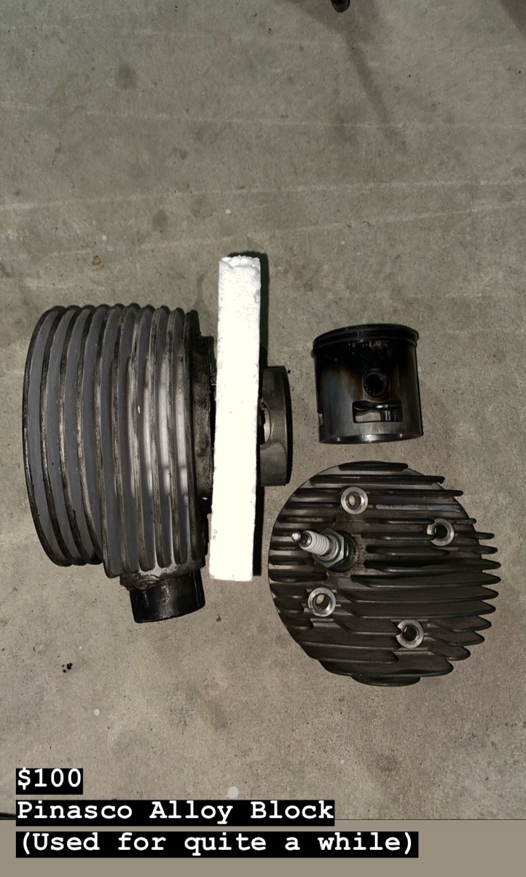 Vespa Block, Motorcycles, Motorcycle Accessories on Carousell