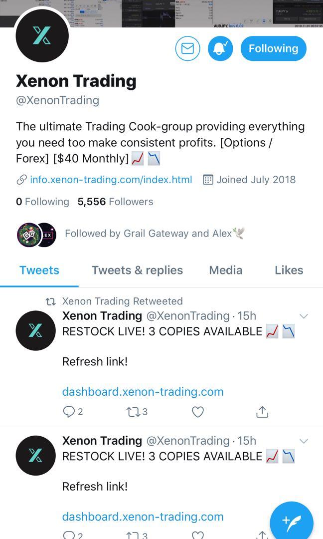 Xenon Trading Discord Group, Everything Else on Carousell