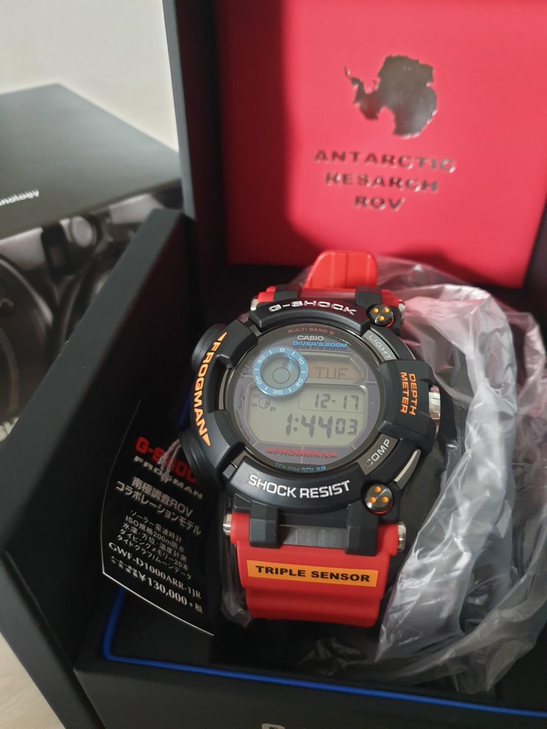 CASIO G-SHOCK Frogman Antarctic research ROV collaboration model ...