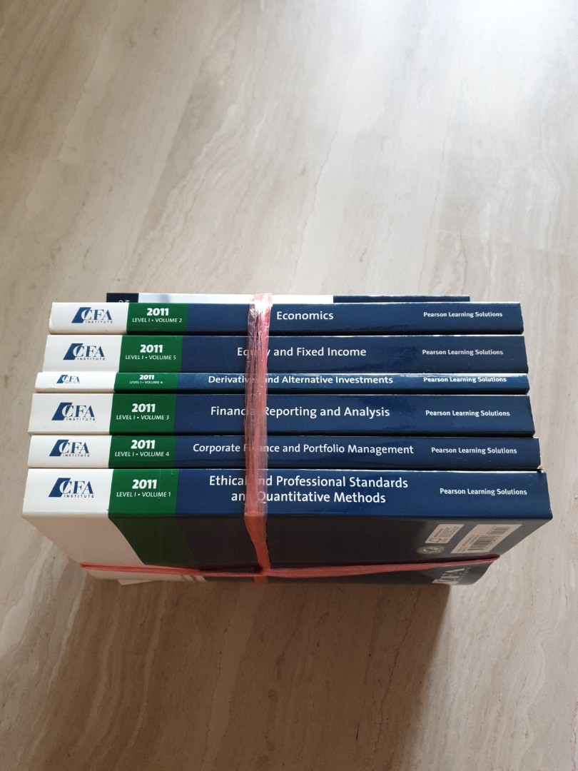 CFA level 1, Hobbies & Toys, Books & Magazines, Assessment Books on ...