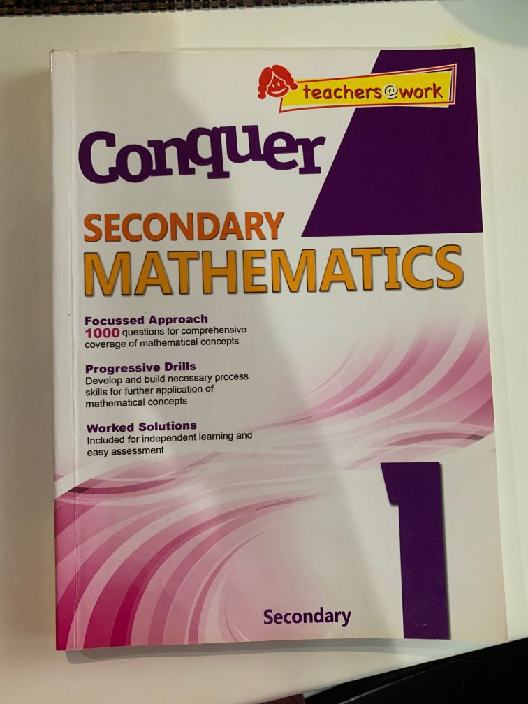Conquer Secondary mathematics secondary one, Hobbies & Toys, Books ...