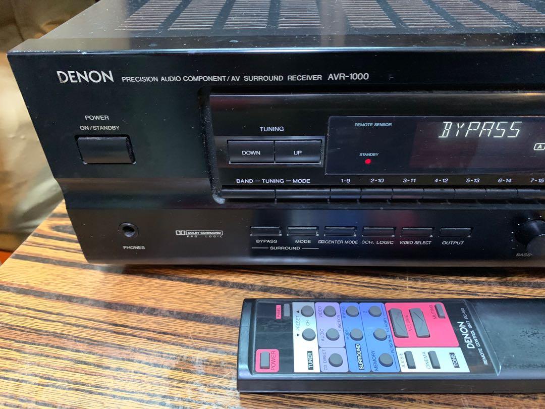 DENON AVR-1000 天龍擴音機 日本原廠裝造 音質好靚 有PHONO, 音響器材, Soundbar、揚聲器、藍牙喇叭、耳擴 ...