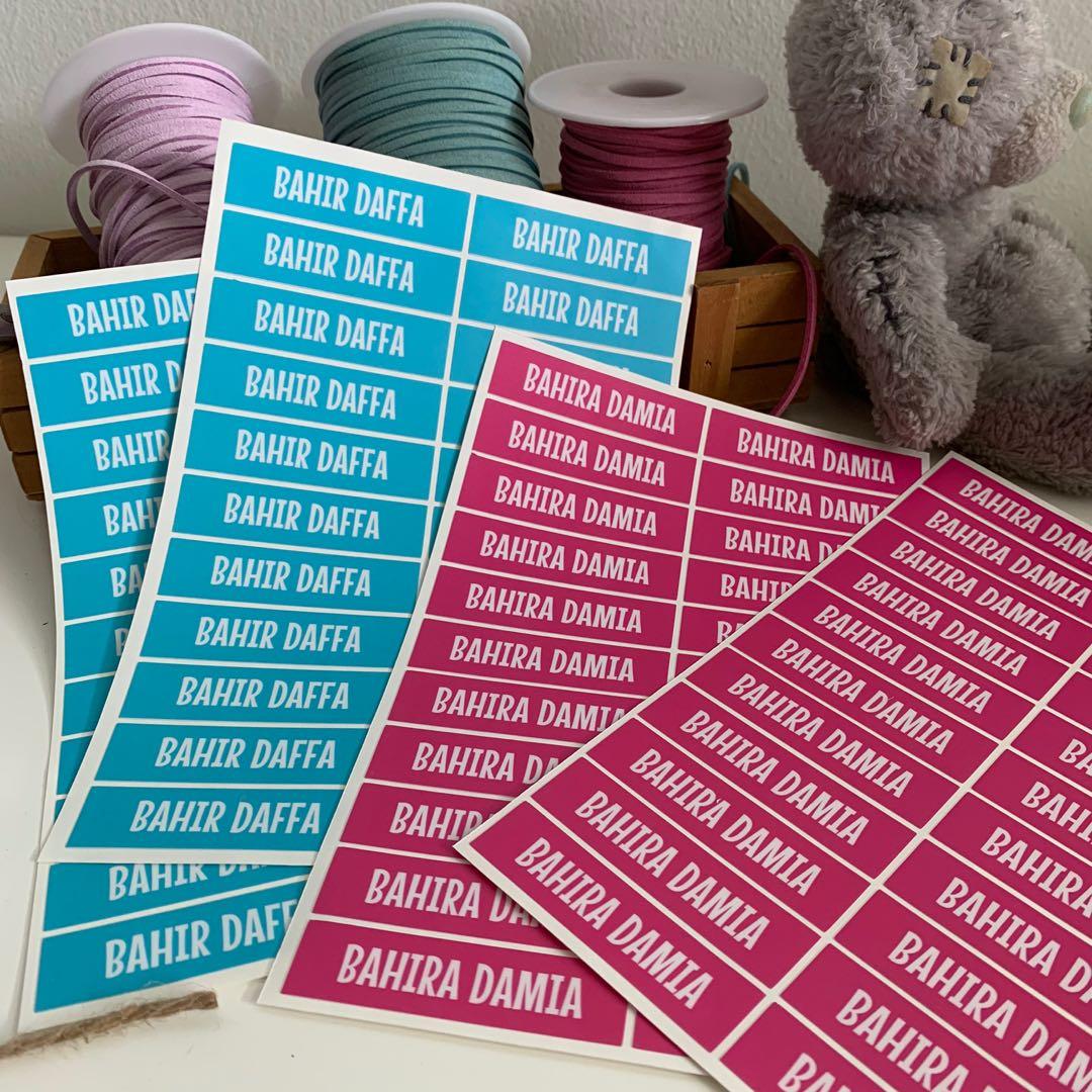 Fadeproof waterproof durable transparent opaque sticker labels for ...