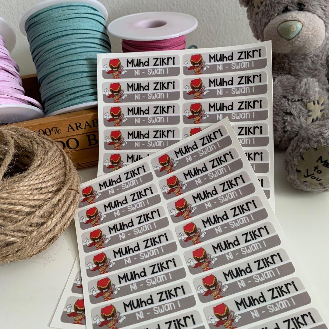 Fadeproof waterproof durable transparent opaque sticker labels for ...