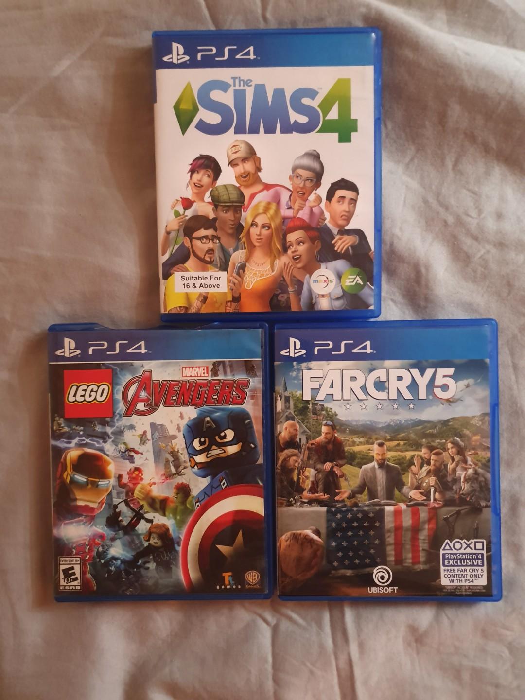 Farcry5 sims4 lego avengers, Video Gaming, Video Games, PlayStation on ...