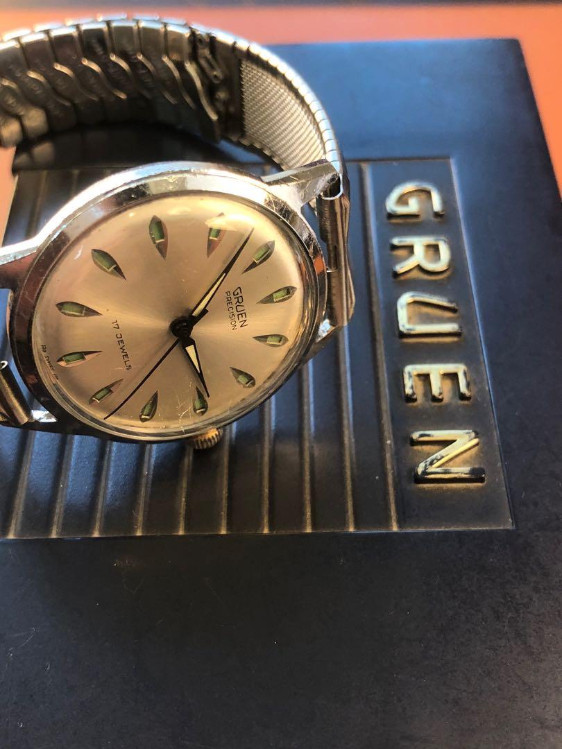 GRUEN PRECISION "DAY NITE" JUMP DIAL, Luxury, Watches on Carousell