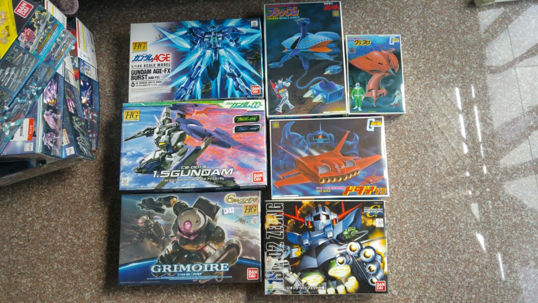 Gunpla Gundam back log sales, Hobbies & Toys, Toys & Games on Carousell